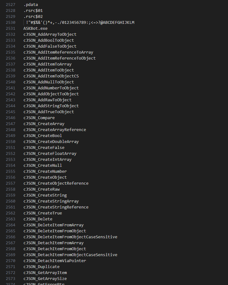 AOML - Askbot1 Malware Analysis - Dr. Batata